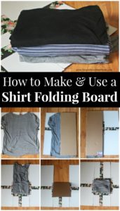 How to Make a Shirt Folding Board - Simple Household Hacks™