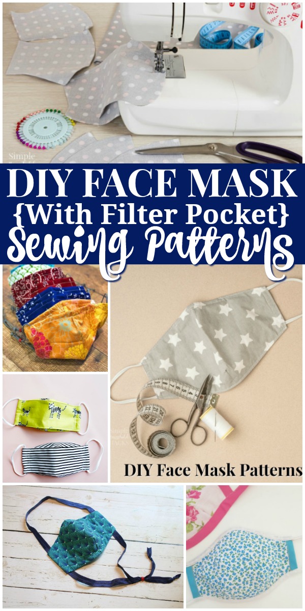 DIY Face Mask Patterns in Styles for the Whole Family